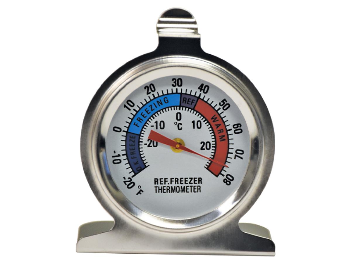 Chrome-Plated Freezer Thermometer | Eastman