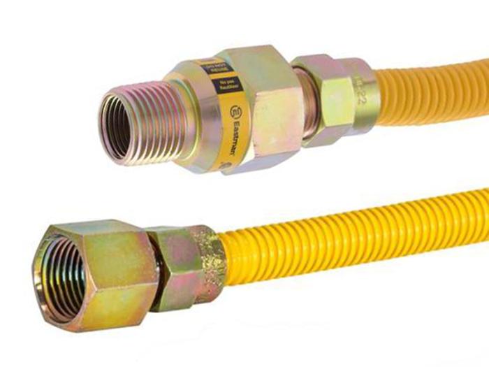 1/2 in. OD ArmorBoost™ EFV Gas Connector - FIP x MIP | Eastman